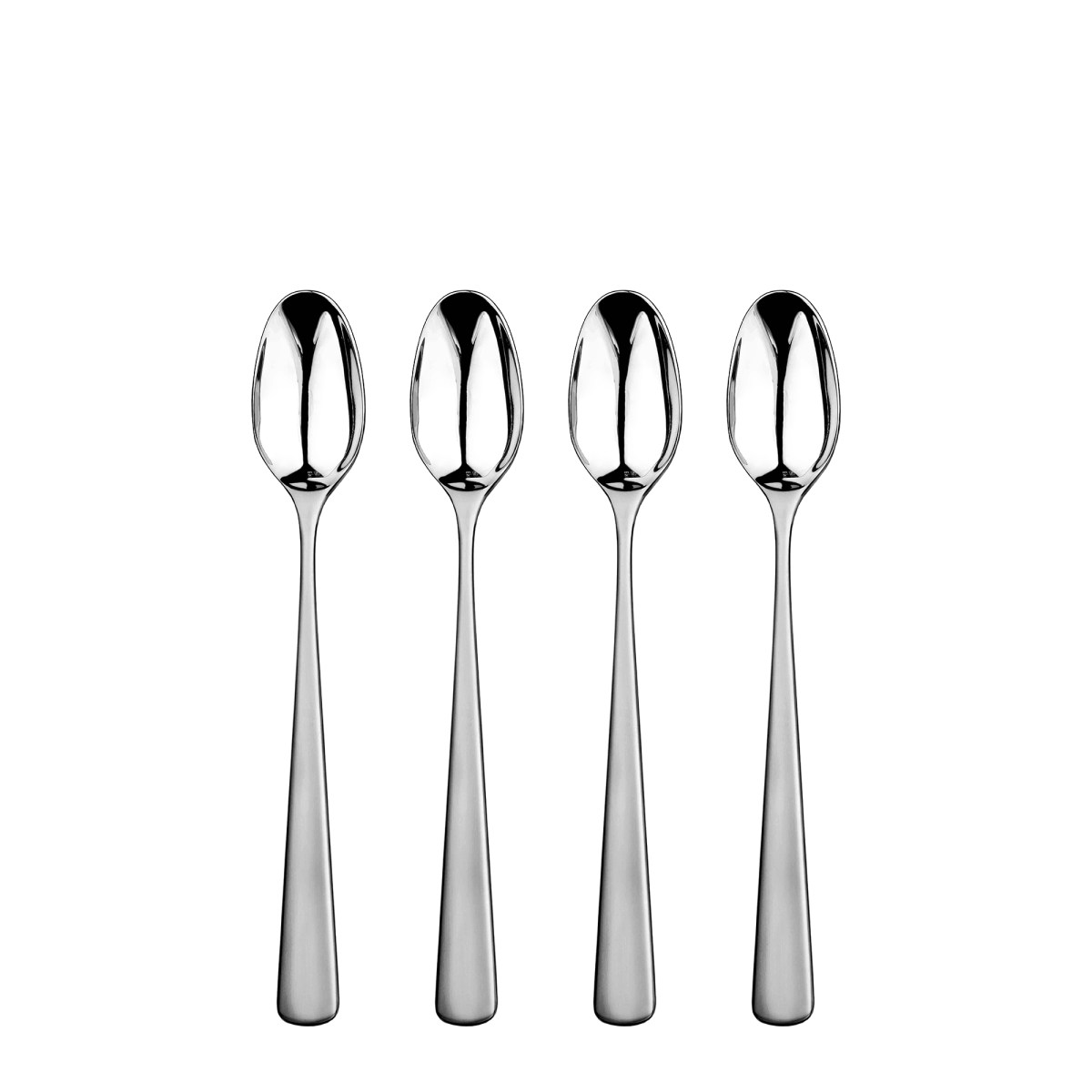 Mahogany Satin 4 Piece Long Teaspoon Set - Studio William