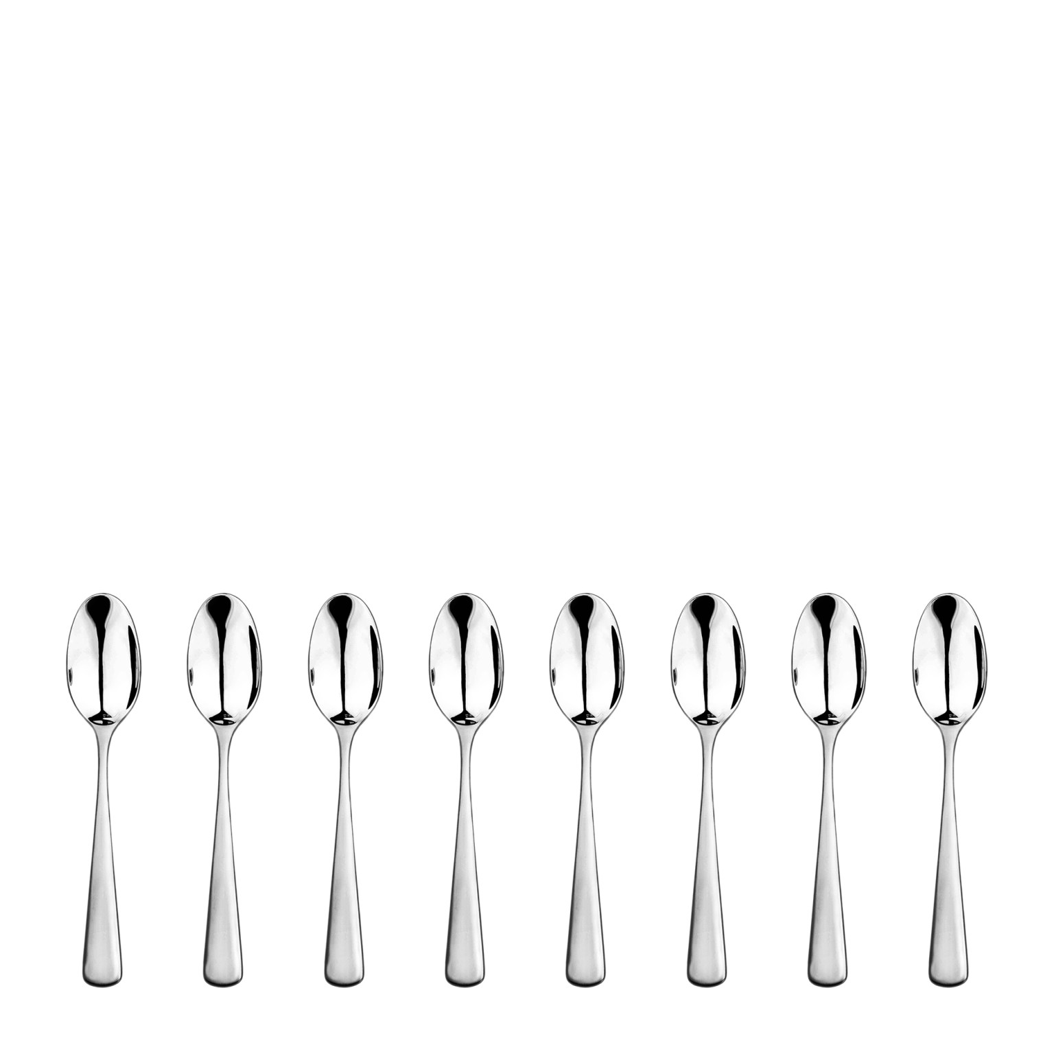 Mahogany Satin 8 Piece Espresso Spoon Set - Studio William