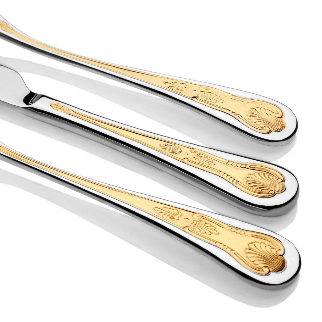 Royal Oak Goldplate Dessert Spoon 188mm - Studio William