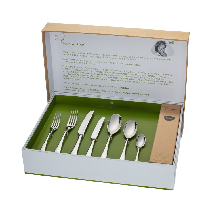 Royal Oak Mirror 84 Piece Cutlery Set - Studio William